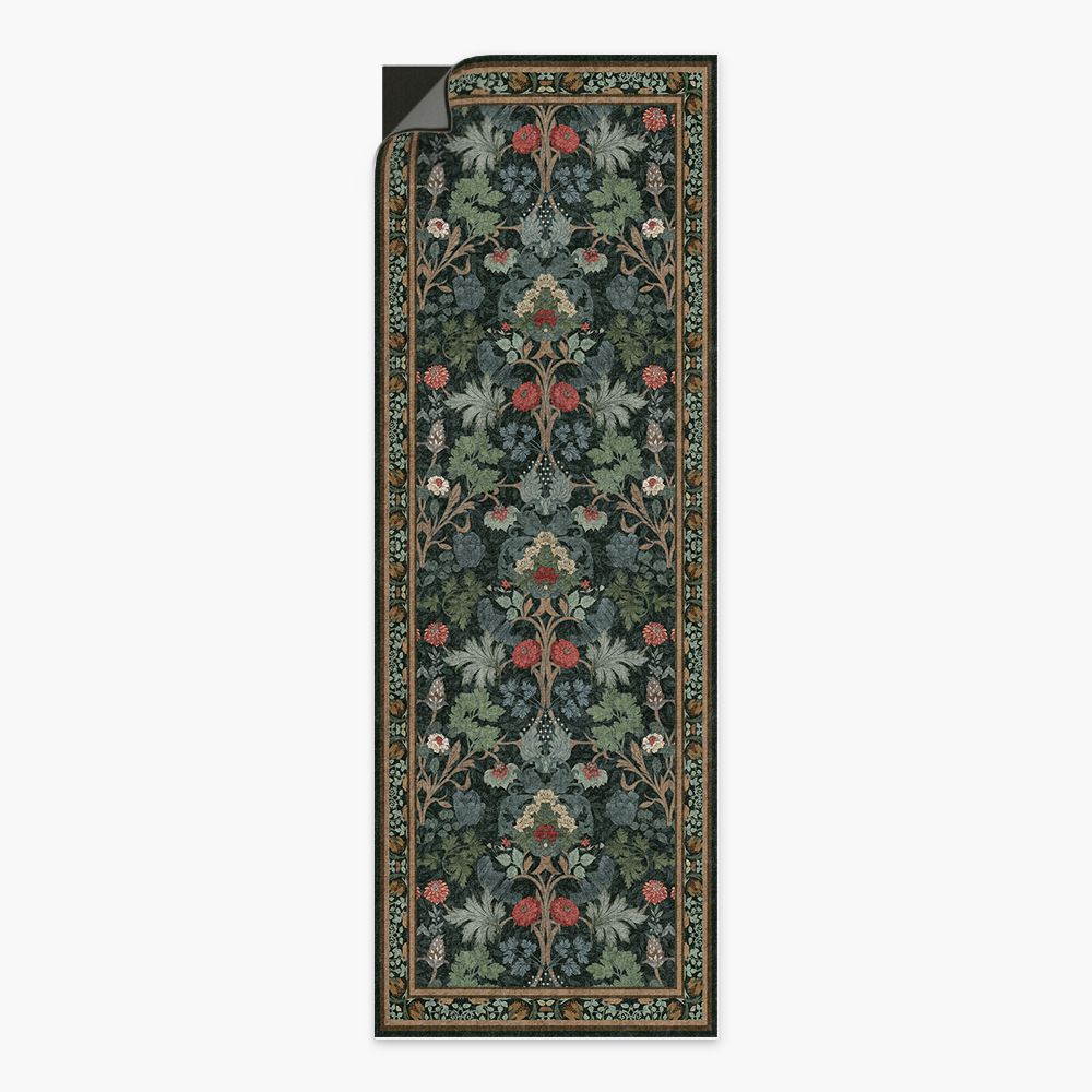 Morning Garden Midnight Forest Washable Rug – MerciRugs