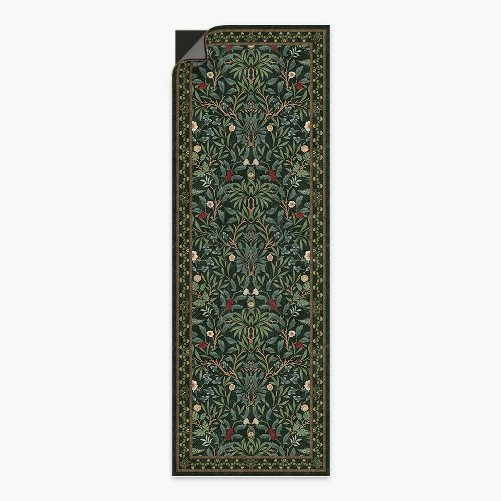 Mythic Botany Midnight Forest Washable Rug – MerciRugs