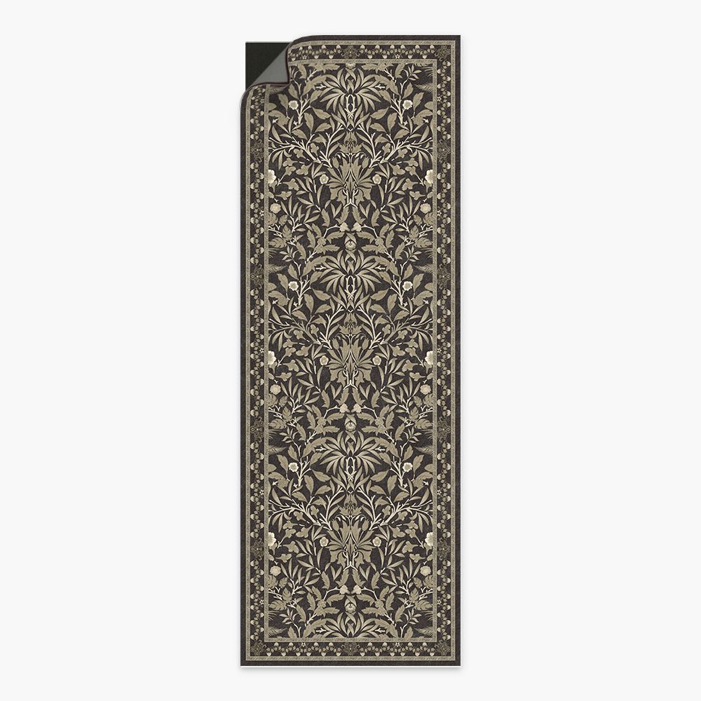 Mythic Botany Sepia Brown Washable Rug – MerciRugs
